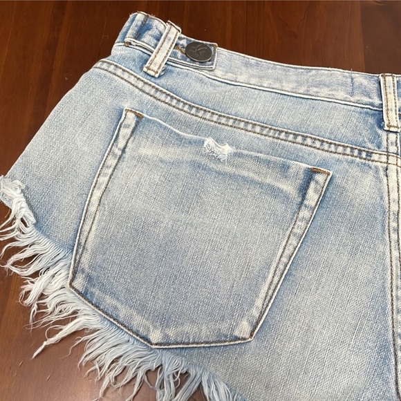 One Teaspoon | Shorts | One Teaspoon No 2s Low Rise Button Fly Cut Off ...
